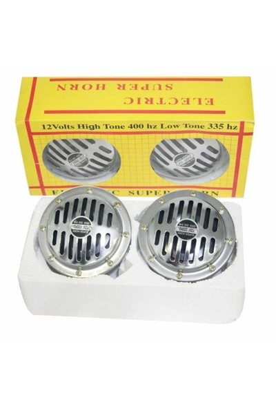 Korna Hella Tipi Kromaj Takım Çap12Cm Korna Hella Tipi Kromaj Takım Çap12Cm