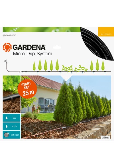 GARDENA 13011-20.000.00 BİTKİ SIRALARI İÇİN BAŞLANGIÇ SETİ GARDENA 13011-20.000.00 BİTKİ SIRALARI İÇİN BAŞLANGIÇ SETİ