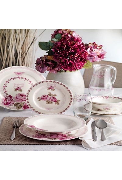 Pierre Cardin Kally 24 Parça 6 Kişilik Crown Bone Chına Yemek Takımı Pierre Cardin Kally 24 Parça 6 Kişilik Crown Bone Chına Yemek Takımı