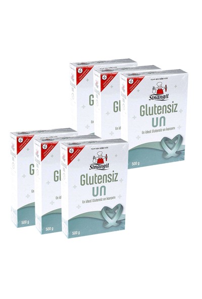 Sinangil Glutensiz Un 500 Gr x 6 Adet Sinangil Glutensiz Un 500 Gr x 6 Adet
