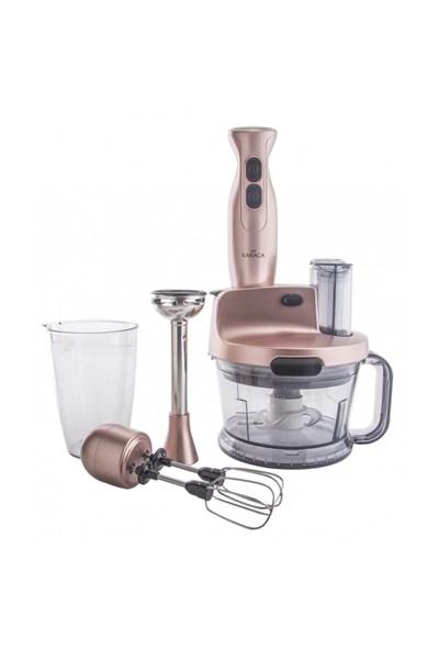 Karaca Rosegold Ataçmanlı Mutfak Robotu Karaca Rosegold Ataçmanlı Mutfak Robotu