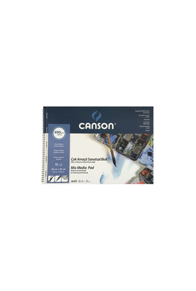 Canson Fınface Çok Amaçlı Resim Blokları 200Gr 35X50 15Yp C200153550