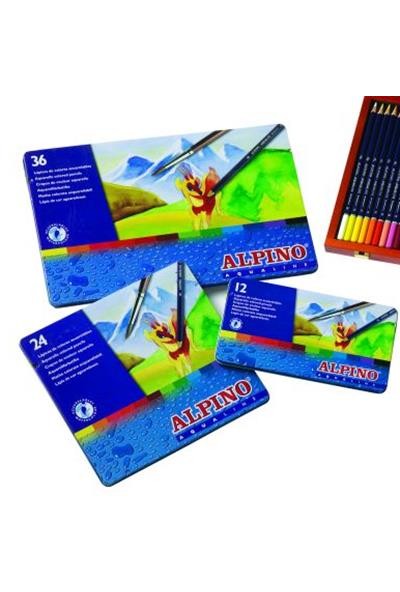 Alpıno 24 Renk Aqualıne Boya Al-131 Karton Alpıno 24 Renk Aqualıne Boya Al-131 Karton