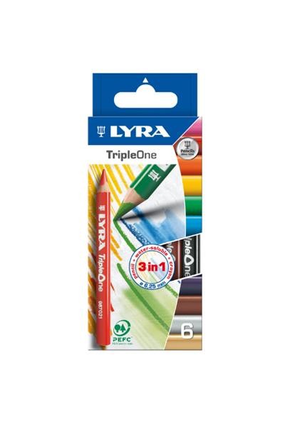 Lyra 6 Renk Jumbo Kuru Boya Kalemi 1/2 Boy 3641061 Lyra 6 Renk Jumbo Kuru Boya Kalemi 1/2 Boy 3641061