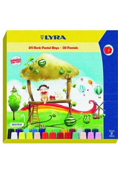 Lyra 24 Renk Pastel Boya Altıgen Karton Kutu Lyra 24 Renk Pastel Boya Altıgen Karton Kutu