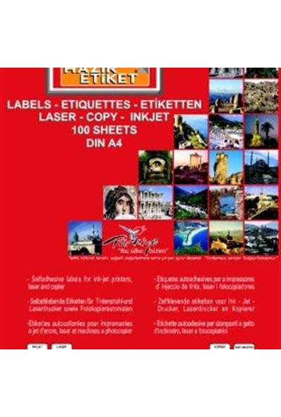 Tanex 105X38 Laser Etiket Tw 2514