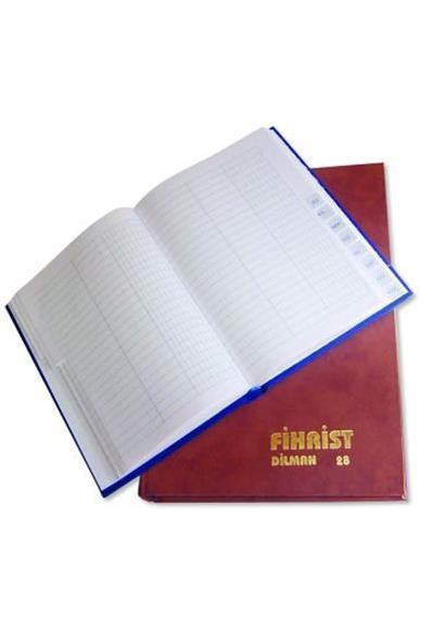 Dilman Fihrist 24 Lü 20X28 Dilman Fihrist 24 Lü 20X28