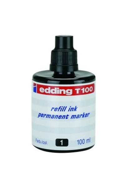 Edding T100 Siyah Permanent Mürekkep 100Ml