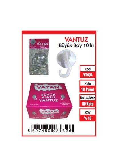 Vatan Vantuz Büyük 10 Lu Vt404