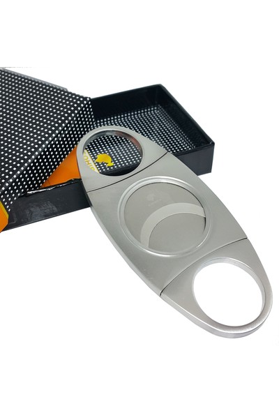 Cohiba 70 ring Purolar için Geniş Çelik Puro Makası dd24