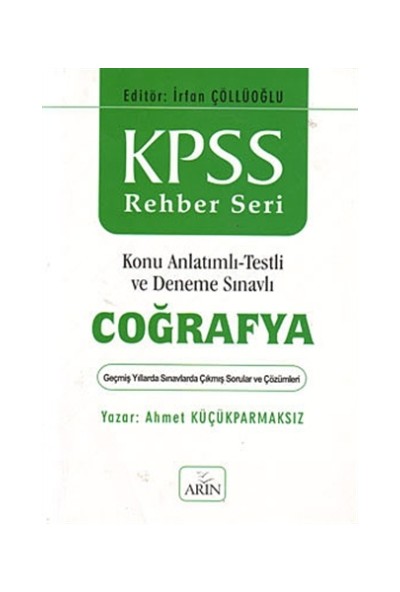 KPSS Rehber Seri - Coğrafya / Konu Anlatımlı - Testli ve Deneme Sınavlı