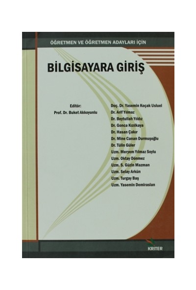 Bilgisayara Giriş - Arif Yılmaz