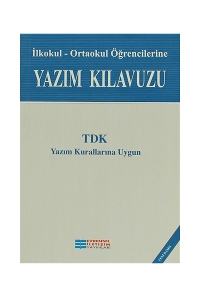 Yazım Kılavuzu - İlköğretim Öğrencileri İçin