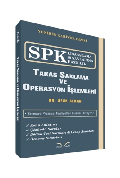 SPK Lisanslama Sınavlarına Hazırlık - Takas Saklama ve Operasyon İşlemleri SPK Lisanslama Sınavlarına Hazırlık - Takas Saklama ve Operasyon İşlemleri