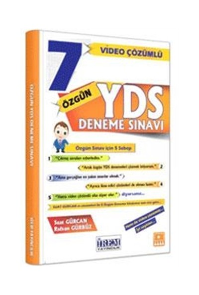 İrem Yayıncılık YDS Video Çözümlü 7 Özgün Deneme Sınavı - Rıdvan Gürbüz İrem Yayıncılık YDS Video Çözümlü 7 Özgün Deneme Sınavı - Rıdvan Gürbüz