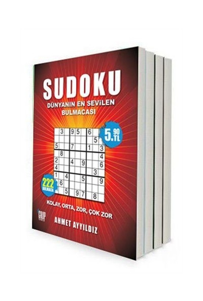 Yetişkinler İçin Sudoku (8 Kitap Takım) Yetişkinler İçin Sudoku (8 Kitap Takım)