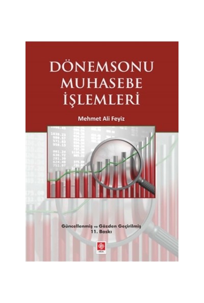 Dönemsonu Muhasebe İşlemleri - Mehmet Ali Feyiz Dönemsonu Muhasebe İşlemleri - Mehmet Ali Feyiz