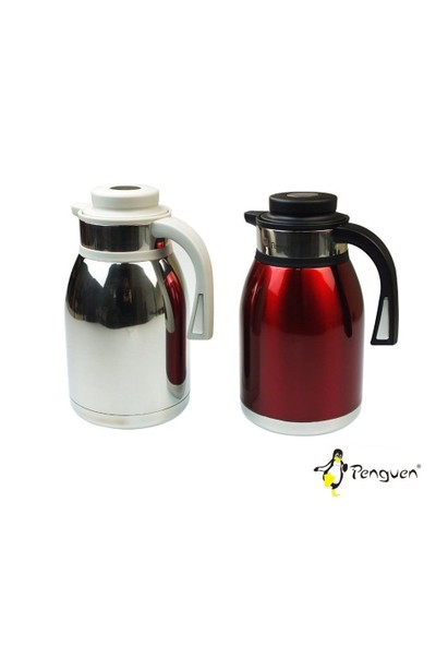Penguen Çift Katlı Çelik Termos 2L 1200Xr