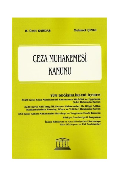 Ceza Muhakemesi Kanunu Ceza Muhakemesi Kanunu