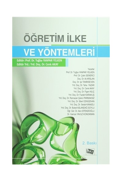 Öğretim İlke ve Yöntemleri
