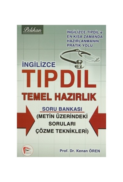 İngilizce Tıpdil Temel Hazırlık Soru Bankası