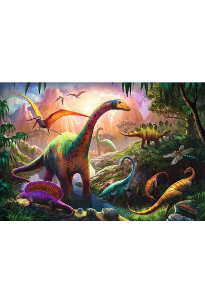 Trefl 100 Parça Dinazorlar Puzzle