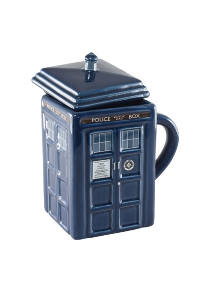 Zeon Doctor Who Tardis Kapaklı Kupa Bardak Zeon Doctor Who Tardis Kapaklı Kupa Bardak