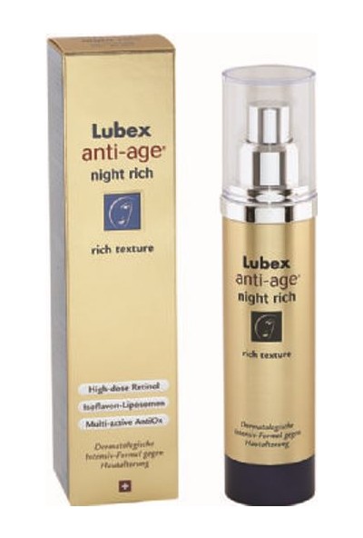 Lubex Anti Age Night Rich 50 ml - Gece Kremi
