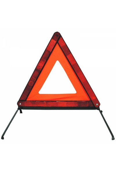 Autokit Üçgen Reflektör Fosforlu Demir Ayaklı Autokit Üçgen Reflektör Fosforlu Demir Ayaklı