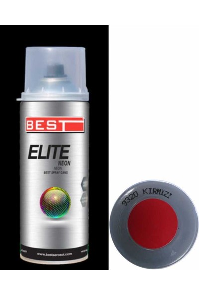 Best Elite Kırmızı Sprey Boya 400Ml Best Elite Kırmızı Sprey Boya 400Ml