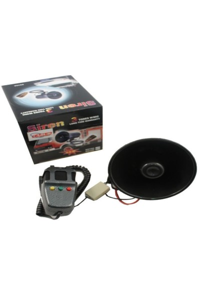 Carub 3 Sesli Mikrofonlu Siren