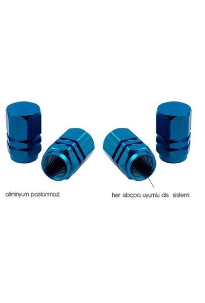 Süslenoto Sibop Kapağı Metal Mavi 5531117