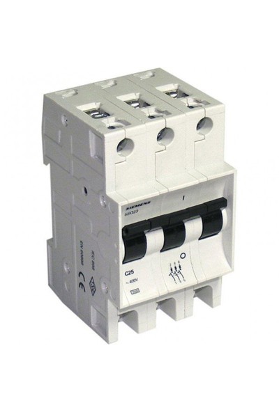 Siemens 3 Fazlı Otomatik Sigorta - C3x20Ax3kA Siemens 3 Fazlı Otomatik Sigorta - C3x20Ax3kA
