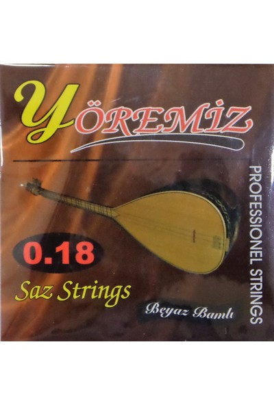 Yöremiz Saz Teli Takım 0.18