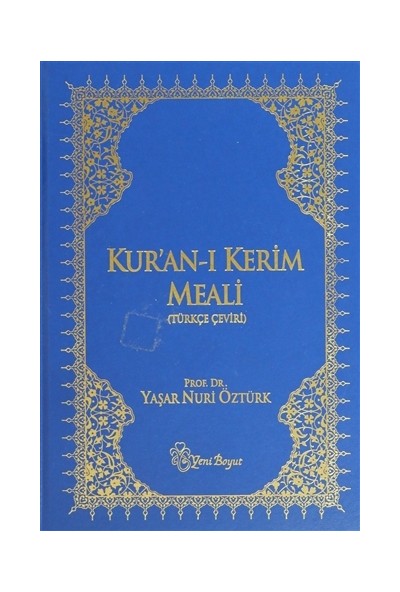 Kur'an-ı Kerim Meali (Rahle Boy) - Yaşar Nuri Öztürk
