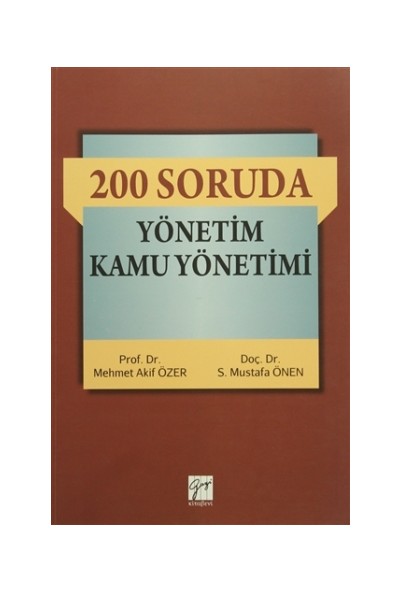 200 Soruda Yönetim Kamu Yönetimi