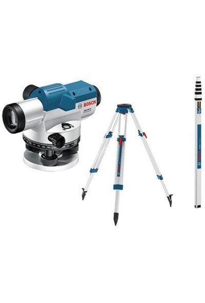 Bosch Gol 26 D Optik Nivelman (Bt 160 Tripod+Gr 500 Mira) Bosch Gol 26 D Optik Nivelman (Bt 160 Tripod+Gr 500 Mira)