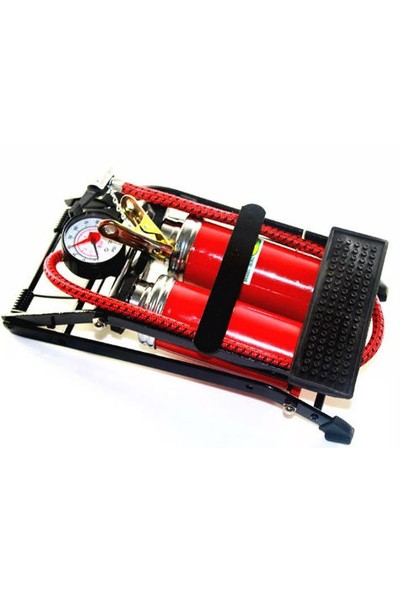 Çift Pompalı Ayaklı Hava Pompası Çift Pompalı Ayaklı Hava Pompası