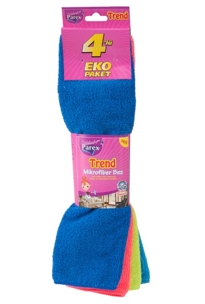 Parex Trend Mikrofiber Temizlik Bezi 4'lü