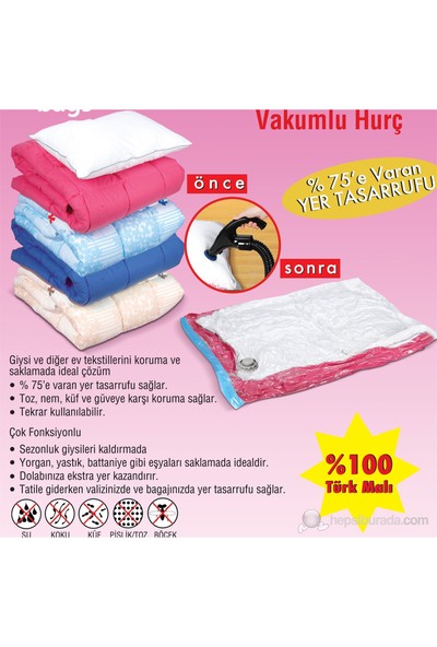 Minify Ülbag Vakumlu Hurc 3'lu 55x90cm 2 Ad+80x100 1 Adet