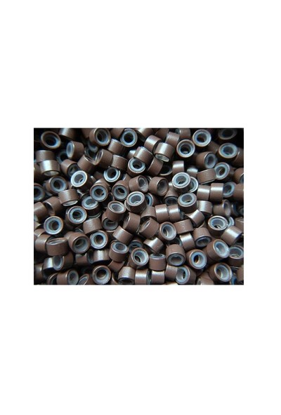 Silikonlu Saç Kaynak Boncuğu Kahverengi 1KG