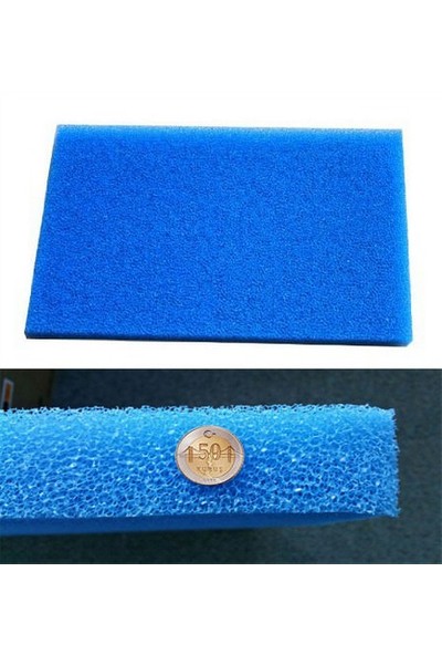 Fatih-Pet Akvaryum Filtre Süngeri Kalın Gözenekli Mavi 10 Ppı 50X25X5 Cm. Fatih-Pet Akvaryum Filtre Süngeri Kalın Gözenekli Mavi 10 Ppı 50X25X5 Cm.