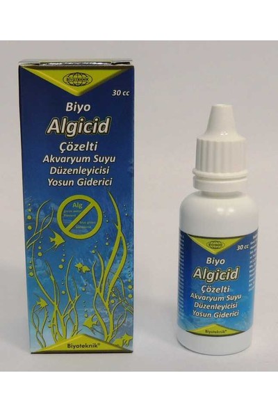 Biyoteknik Biyo Algicid Akvaryum Yosun Giderici 30 cc