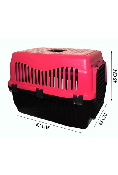 Fatih-Pet Büyük Kedi/Köpek Taşıma Kabı Voyager (Plastik Kapılı)