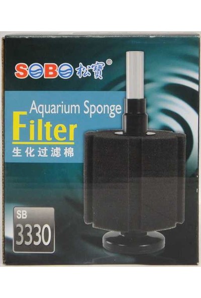 Sobo Sb-3330 Biyolojik Süngerli Filtre Sobo Sb-3330 Biyolojik Süngerli Filtre