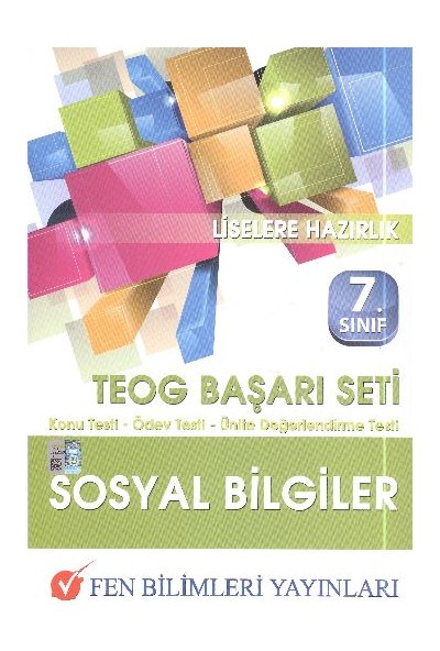 Fen Bilimleri Yayınları Teog 7.Sınıf Liselere Hazırlık Başarı Seti Sosyal Bilgiler