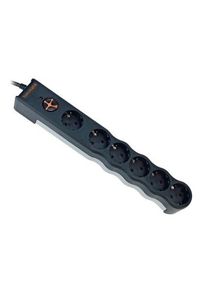 Tunçmatik Enerji Koruma Prizi Powersurge 6'lı Siyah 1050 JOULE (TSK6137) Tunçmatik Enerji Koruma Prizi Powersurge 6'lı Siyah 1050 JOULE (TSK6137)