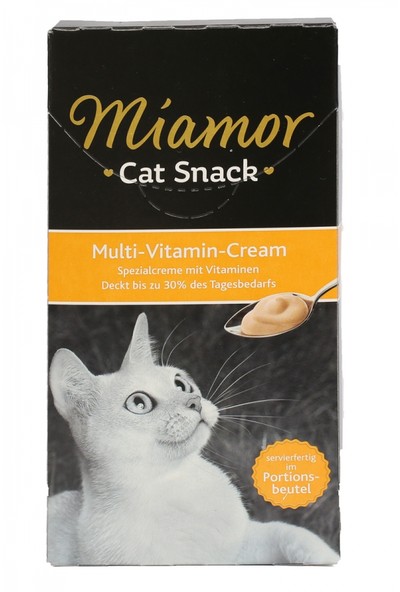Miamor Cream Multivitamin Kedi Ödülü 6x15 gr Miamor Cream Multivitamin Kedi Ödülü 6x15 gr