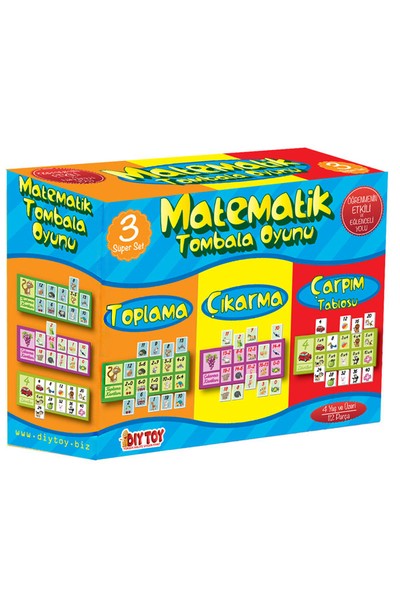Diytoy 9239 Matematik Tombala Eğitim Oyun