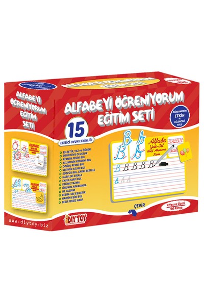 Diytoy 9215 Alfabeyi Öğreniyorum Eğitim Seti Diytoy 9215 Alfabeyi Öğreniyorum Eğitim Seti